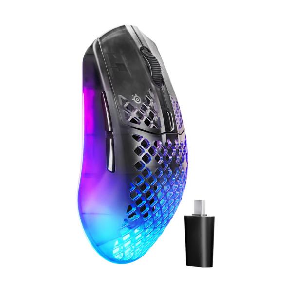 SteelSeries スティールシリーズ IP54規格 4Kワイヤレスゲーミングマウス ▼有線接続：USB ▼無線接続：USB &amp; Bluetooth ▼センサー方式：光学式 ▼最大解像度：26000 ▼ボタン数：6 ▼幅：67m...