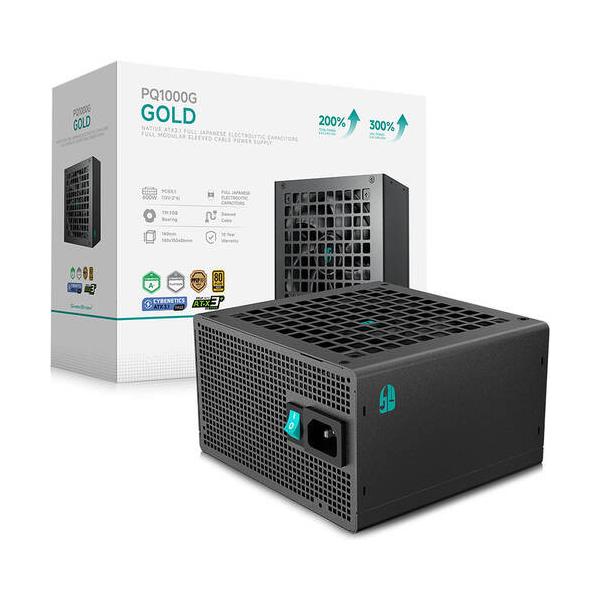 DEEPCOOL 80PLUS GOLD、 Cybenetics A- / PLATINUM認証 奥行き140mm 1000W電源 ▼規格：ATX12V Ver 3 ▼定格出力：1000W ▼Cybenetics 効率認証：PLATINUM...