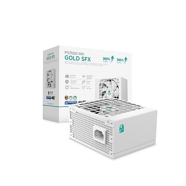 DEEPCOOL Cybenetics Platinum / PPLP Gold認証取得 ATX3.1準拠 SFX電源 ▼規格：SFX ▼定格出力：750W ▼Cybenetics 効率認証：PLATINUM ▼Cybenetics 静音認...