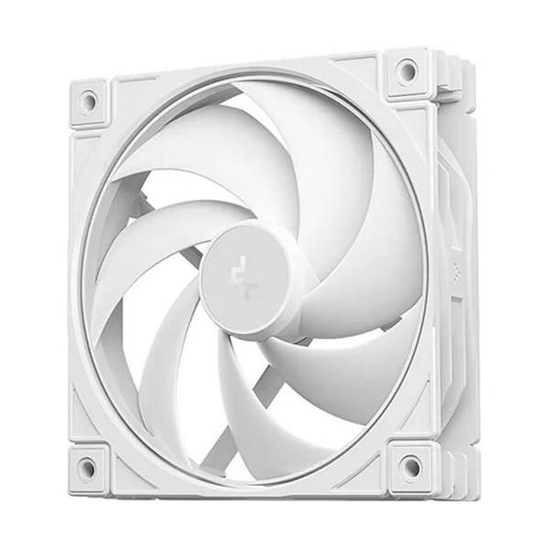 DEEPCOOL パフォーマンス・インテグラルブレード サイレントリング 120mm角ファン ▼サイズ：12cm ▼（最大）ファン回転数：2500rpm ▼LED：LED非搭載 ▼フレームカラー：ホワイト ▼接続方式：4pin (PWMファ...