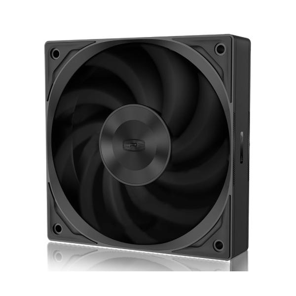 CPS 最大静圧値3.2mmH2O 25mm厚　120mm角ファン ▼サイズ：12cm ▼フレームカラー：ブラック系 ▼接続方式：4pin (PWMファン)