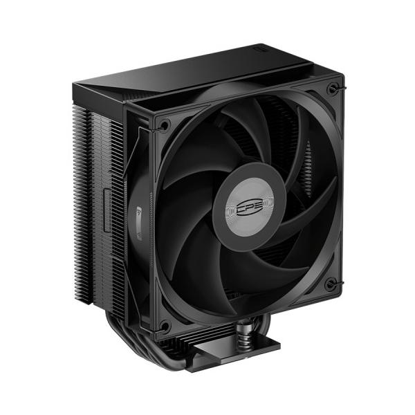 CPS ヒートパイプ6mm径×5本搭載 サイドフロー空冷クーラー ▼対応ソケット intel：1851/1700 ▼対応ソケット AMD：AM5/AM4 ▼エアフロー：サイドフロー ▼色：ブラック系 ▼LED：LED非搭載