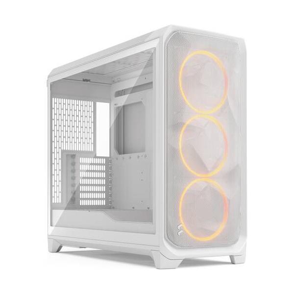 Fractal Design フラクタルデザイン エアフロー重視　フロントメッシュデザイン ARGBファン搭載 フルタワー型PCケース ▼カラー：ホワイト ▼サイドパネル：ガラス ▼対応マザー形式：SSI EEB、 SSI CEB、E-AT...