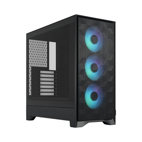 Fractal Design フラクタルデザイン フロントパネルにメッシュを採用 ATX対応PCケース ▼カラー：ブラック系 ▼サイドパネル：ガラス ▼対応マザー形式：ATX 、Micro ATX 、Mini-ITX ▼重量：7.4kg ▼...
