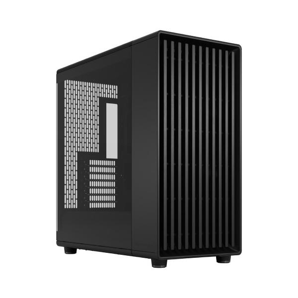 Fractal Design フラクタルデザイン フロントに黒染めしたオーク材を使用 液晶ポリマー製ファン搭載 E-ATX対応PCケース ▼カラー：ブラック系 ▼サイドパネル：ガラス ▼背面コネクタ：対応 ▼対応マザー形式：E-ATX、AT...