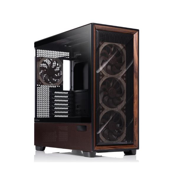 Antec アンテック フロントウッドパネル搭載 電源を90°横向きに搭載可能 フルタワーPCケース ▼カラー：ブラック系 ▼サイドパネル：ガラス ▼対応マザー形式：E-ATX、ATX 、Micro ATX、Mini-ITX ▼対応電源：A...