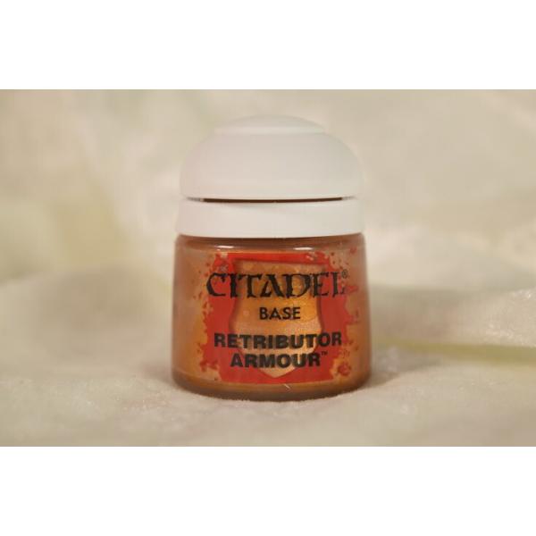 リトリビューターアーマー シタデルカラー ベース CITADEL BASE RETRIBUTOR ARMOUR レトリビューター アーマー水性塗料 筆塗り用 シタデルカラー 使いやすい 明るい金色　ゴールドリトリビューターアーマー 明るい金...