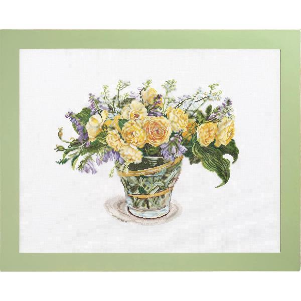 ■出来上がりサイズ (フレーム内寸) : 30×38cm■セット内容 : 25番刺しゅう糸 (綿100%) 、刺しゅう布 (綿100%) 、図案、作り方説明書■用意するもの : はさみ、クロスステッチ針 (2本どり用) 、アイロン、縫い糸 ...