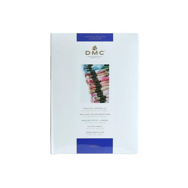 サイズ:A4サイズ(約21×29.7cm)×見開きで6枚分、厚み約1.3cm多彩な色数がそろったDMCの刺しゅう糸。実物の刺しゅう糸がカラー別にきれいに配置された見本帳です。DMCは刺しゅう糸の王様といえる糸世界で最も広く用いられ、多くの刺...