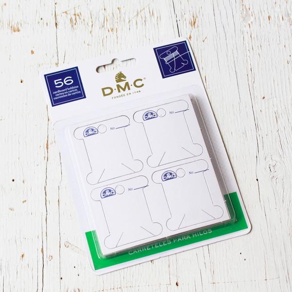 ■14枚入り (カードボードボビン56枚分)カードボードボビン…刺繍糸を巻きつけるカードタイプのボビン。刺繍糸がコンパクトに収納可能！シート1枚にカードボードボビン4枚分が入っています。DMCの色番号ラベルと一緒に使うことができます。