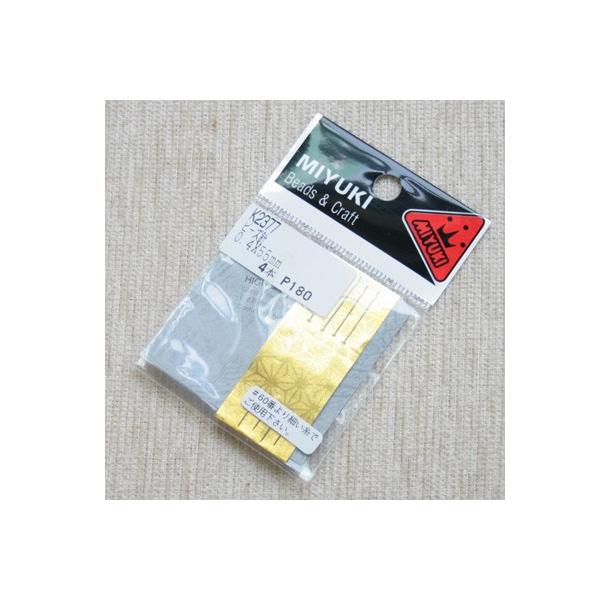 素材：金属4本入穴サイズ：0.4mm対応糸：K4570　ビーズステッチ糸　＃40　　　K2332　モノコード　＃20　＃60　　　K5475　デュラライン