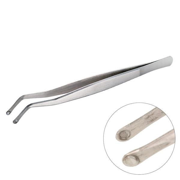 ■サイズ/全長150mm ■日本製 ■1本 球状パーツをつかみやすいビーズ専用ピンセット。 先端に球状のくぼみを設けた、ビーズ作業に特化したピンセット。 丸いビーズを弾きにくく、安定してつかむことができます。 φ2〜6mmのビーズに対応し、...