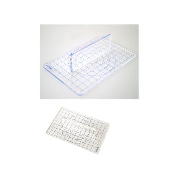 サイズ：約14cm×9cm、持ち手部分の高さ：約28mm粘土のプレス、エッジを活かしてカットする、左右に動かして棒状加工といろいろな用途に使えます。透明なので加工具合がわかります。目盛りも付いていますので同じ大きさに加工できます。