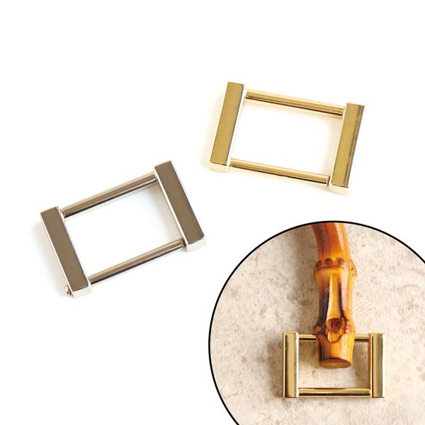 ■素材：亜鉛合金（ネジ・鉄）■サイズ：約W3.1×H1.9×厚み0.5cm■2個入