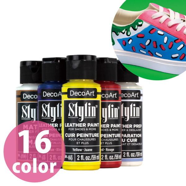 ■2oz 59ml■塗り面積/0.8平方メートル■適した素材/革、合皮、布、木、キャンバスレザー用水性アクリルペイント。耐久性があり滑らかな仕上がりです。レザー製品のリメイクやデコに最適。水性で安全無害なアクリルペイント。柔軟性があり、割れ...