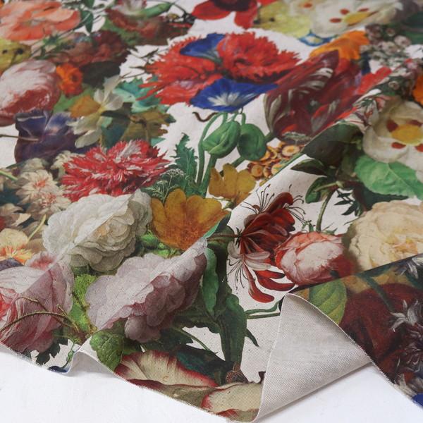 プリント生地 インポート 布 輸入 大柄 カーテン インテリア クッション テーブルクロス おしゃれ オックス