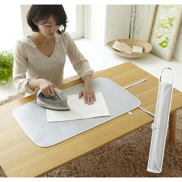 サイズ(約):掛け面W72×D40 、収納時 W6×D6×H40cm(取っ手含まず)本体重量(約):65g掛け面:綿・ポリエステル、裏面:ポリウレタンフォーム原産国:中国さっと広げて、朝の急なアイロン掛けに最適です。簡単に広げてアイロンマッ...