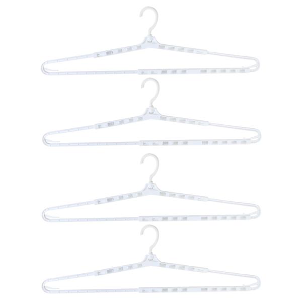 【バスタオルに適用】最大69cm（伸縮前41cm）まで伸縮可能なハンガーです。大判バスタオルや着物、浴衣、道着などの大きな衣類、シーツも干すことが出来ます。【多機能】フック部分は360度回転、両端にはクリップがありますので洗濯物の滑り落ちを...