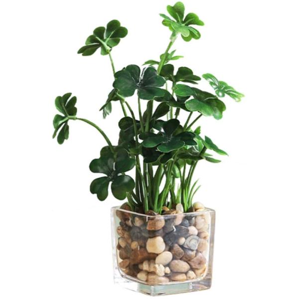 【癒しの空間に】緑が一つあると雰囲気が大きく変わります。毎日の生活に癒しを加えましょう。【インテリアとして】程良いサイズなので少しのスペースがあれば、家やオフィスなどの様々な場所に置けます。【お手入れなし】フェイクグリーンなので水やりの必要...