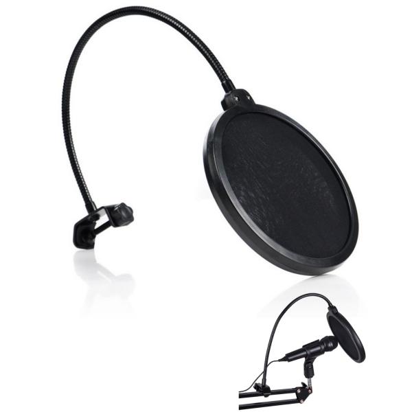 【自由自在なアーム】使いやすいようにマイクの位置までポップガードを設置することが可能です。ポップガードの端まで55cmの長さがありますので多彩なセッティングが可能です。【簡単取付】太さ3.5cmまで様々な場所に簡単に設置することができます。...