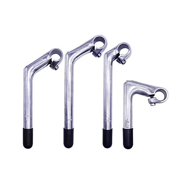 ★併売のため、在庫切れの際はご了承ください。発送委託により倉庫業者がお届けする場合がございます★名前：22.2×25.4mm電気メッキグースネックステム。素材：アルミ合金。高さ：15〜25mm。ハンドルバークランプ直径：25.1〜26.5m...