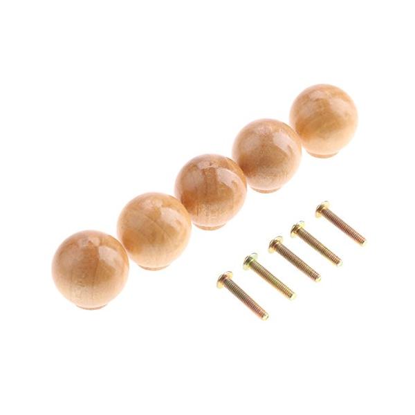 ★併売のため、在庫切れの際はご了承ください。発送委託により倉庫業者がお届けする場合がございます★材質：木製のノブと金属ネジ サイズ：28 × 29mm ネジのサイズ：約22mmxM4（厚さ18mmの木製ボードに適しています。）パッケージリス...