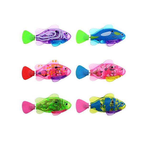 ★併売のため、在庫切れの際はご了承ください。発送委託により倉庫業者がお届けする場合がございます★赤ちゃんのお風呂のおもちゃ：魚は任意の水槽、浴槽、またはプールでさえ自動的に自由に泳ぐことができます。 素晴らしい赤ちゃんと幼児用バスのおもちゃ...