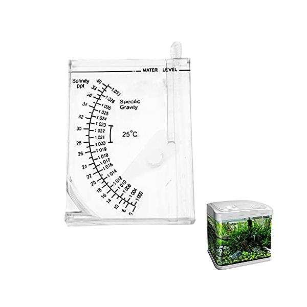 ★併売のため、在庫切れの際はご了承ください。発送委託により倉庫業者がお届けする場合がございます★【製品包装】1セット 水族館塩分計。サイズは 9*12*1.5cm。【材料】ABS素材で作られており、丈夫で耐久性があり、長期間使用できます。【...