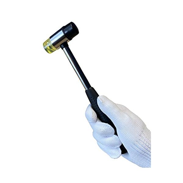 ★併売のため、在庫切れの際はご了承ください。発送委託により倉庫業者がお届けする場合がございます★【プラスチックハンマー】このミニハンマーは長さ25cm、8cm、ヘッドの直径は3cm、軽量で耐衝撃、自宅の装飾取り付けハンドツールとしてご使用い...