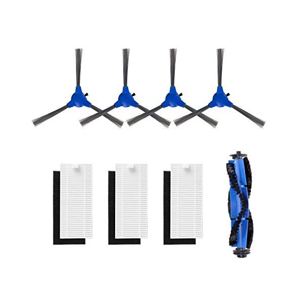 ★併売のため、在庫切れの際はご了承ください。発送委託により倉庫業者がお届けする場合がございます★定期的に交換していただき、性能を維持したままお使いのRoboVacを長期間お使いください。交換用サイドブラシ(×4)、交換用高性能フィルターと交...