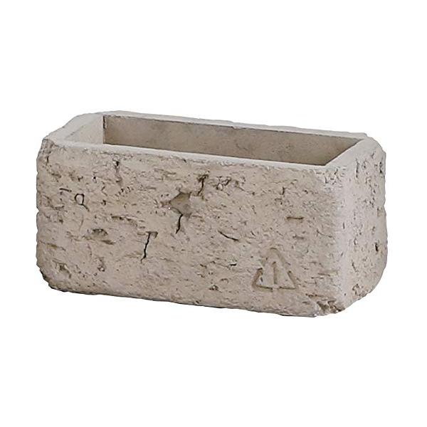 ★併売のため、在庫切れの際はご了承ください。発送委託により倉庫業者がお届けする場合がございます★本体サイズ:約18.5×9×8.5cm材質:セメント原産国:中国水抜き穴あり