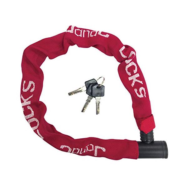 ★併売のため、在庫切れの際はご了承ください。発送委託により倉庫業者がお届けする場合がございます★ワイヤーの太さ：18mmワイヤーの長さ：650mmジョイント式ワイヤー錠布カバーの3重構造ディンプルキー3本付属