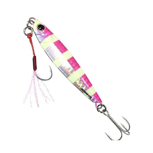 ★併売のため、在庫切れの際はご了承ください。発送委託により倉庫業者がお届けする場合がございます★重量:30gフロントに高強度、超防錆の日本製オリジナル伊勢尼フック搭載リアはこだわりのゲイプで掛りの防錆日本製トレブルをセット色:ゼブラピンク全...