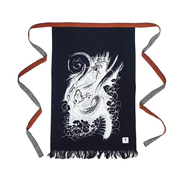 ★併売のため、在庫切れの際はご了承ください。発送委託により倉庫業者がお届けする場合がございます★素材：綿１００％　中国製丈：72cm　幅：45cm　ヒモの長さ：250cm飲食店・小売店の接客用に。あるいは運送業・八百屋・酒屋など重い荷物を運...