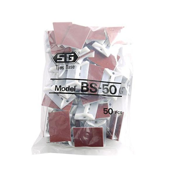 ★併売のため、在庫切れの際はご了承ください。発送委託により倉庫業者がお届けする場合がございます★【商品概要】安心の国内製「エスジー工業」のタイベースです。 ケーブルタイベースやタイマウントベース、結束バンド固定具、結束バンド マウントベース...