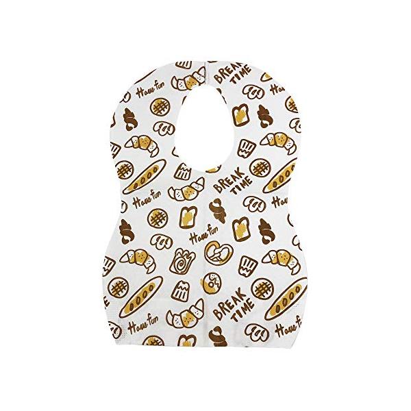 ★併売のため、在庫切れの際はご了承ください。発送委託により倉庫業者がお届けする場合がございます★[商品サイズ] 幅35cm×高さ24cm×厚み0.1cm 重量3g 首回り約24-30cm使い捨てエプロンで食べこぼしガード[製造国] 中華人民...