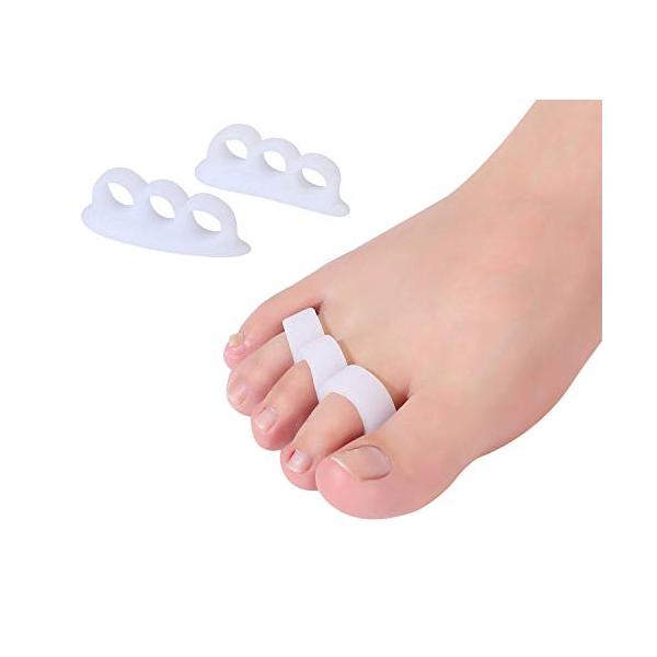 ★併売のため、在庫切れの際はご了承ください。発送委託により倉庫業者がお届けする場合がございます★指と指の間に空間をつくり、ソフトに間隔を広げます。 足の摩擦による不快を防止します。適度な間隔を保ちながら足指へ圧迫を軽減でき、足指は正常な状況...