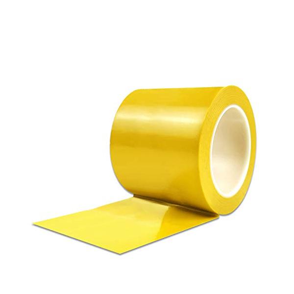 ★併売のため、在庫切れの際はご了承ください。発送委託により倉庫業者がお届けする場合がございます★【寸法】幅100mm x 22m【厚さ】0.2mm一般的なラインテープより厚みを持たせ、直線がひきやすいテープ引き出し時の余分な伸びが少なくシワ...