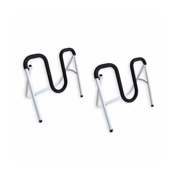 ★併売のため、在庫切れの際はご了承ください。発送委託により倉庫業者がお届けする場合がございます★サーフボード用のマルチスタンド SUPにも対応できますコンパクトに折りたたみできるので、収納や車載時にも場所を取らない軽量クロモリ素材で剛性をア...