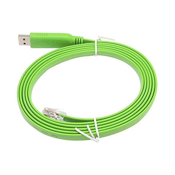 ★併売のため、在庫切れの際はご了承ください。発送委託により倉庫業者がお届けする場合がございます★ネットワーク機器のRJ45コンソール端子(CONSOLE)を、USBに変換するケーブルです。FTDI社製チップ（FT232R）を使用しており、多...