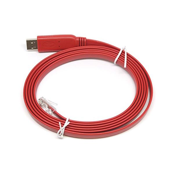 ★併売のため、在庫切れの際はご了承ください。発送委託により倉庫業者がお届けする場合がございます★ネットワーク機器のRJ45コンソール端子(CONSOLE)を、USBに変換するケーブルです。FTDI社製チップ（FT232R）を使用しており、多...