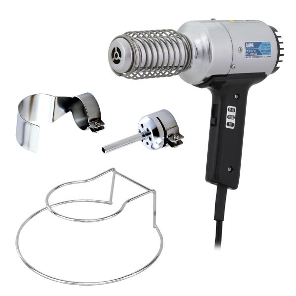 ★併売のため、在庫切れの際はご了承ください。発送委託により倉庫業者がお届けする場合がございます★【商品概要】定格消費電力:100V-1000W・50/60Hzスイッチ:3段スイッチ(切・送風・熱風)、温風温度:450度風量:0.18m3/m...