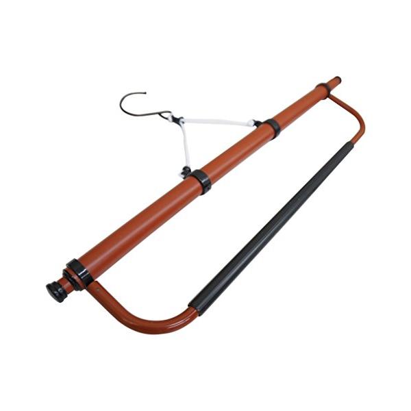 ★併売のため、在庫切れの際はご了承ください。発送委託により倉庫業者がお届けする場合がございます★伸縮式きものハンガー（帯掛け付）＊武道着や柔道着などのお手入れにも（メーカーでは同じハンガーの外箱を代えて、着物用・道着用に出荷しています。)ハ...