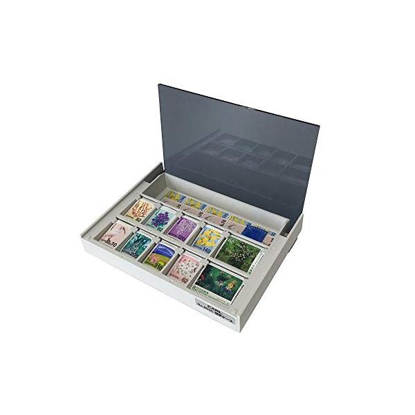 ★併売のため、在庫切れの際はご了承ください。発送委託により倉庫業者がお届けする場合がございます★【特長】バネの力で切手が取り出しやすい切手ケース。【本体サイズ】W161×L120×H26mm【重量】160g【収納ポケット数】10箇所【収納枚...