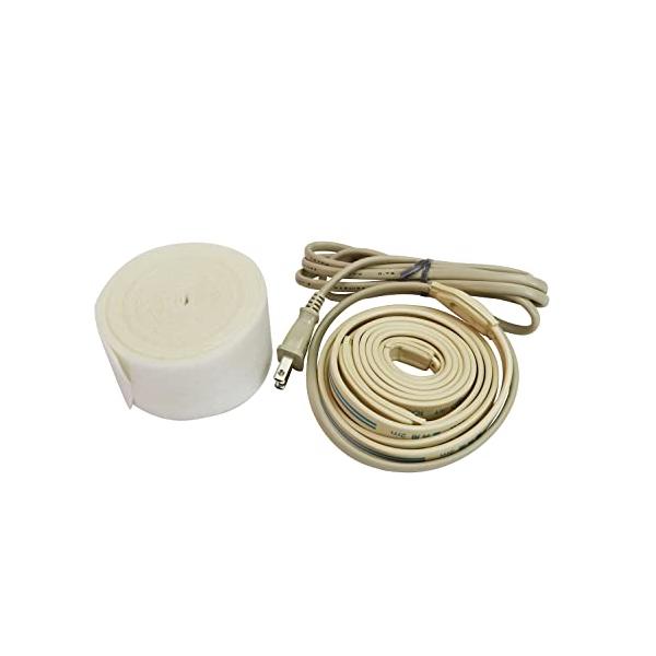 ★併売のため、在庫切れの際はご了承ください。発送委託により倉庫業者がお届けする場合がございます★用途:給湯・給水・水道管・ソーラシステムの配管などの凍結防止機能:水道管の温度が約3度まで下がると通電し、約10度になると通電を停止する消費電力...