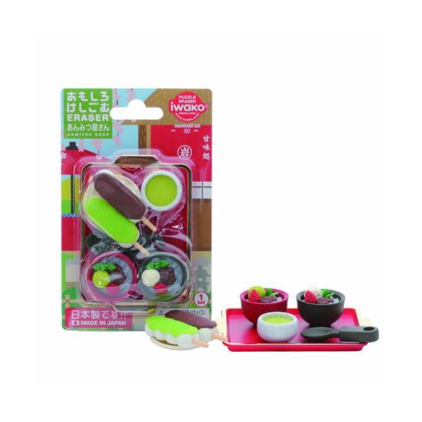 ★併売のため、在庫切れの際はご了承ください。発送委託により倉庫業者がお届けする場合がございます★イワコーの面白ろ消しゴムシリーズ(W)150×(D)95×(H)25mm生産国：日本10個入り