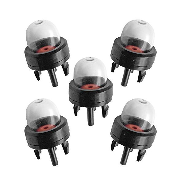 ★併売のため、在庫切れの際はご了承ください。発送委託により倉庫業者がお届けする場合がございます★知恵の森 5個入 プライマリーポンプ プライミングポンプ 内径約15mm 総長約33.5mm チェーンソー交換用部品 刈払機を修理