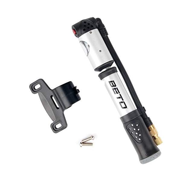 ★併売のため、在庫切れの際はご了承ください。発送委託により倉庫業者がお届けする場合がございます★仕様：BETOエアサス兼用ハンドポンプ。米・仏バルブ対応口金 / アルミ製 （＊しっかりとねじ込まれば英式バルブにも使用可です。ただ、空気漏れが...