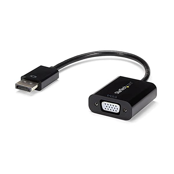 ★併売のため、在庫切れの際はご了承ください。発送委託により倉庫業者がお届けする場合がございます★DisplayPort - VGA アダプター：DisplayPort 1.2（HBR2）対応のアダプターでVGAディスプレイ／プロジェクターに...