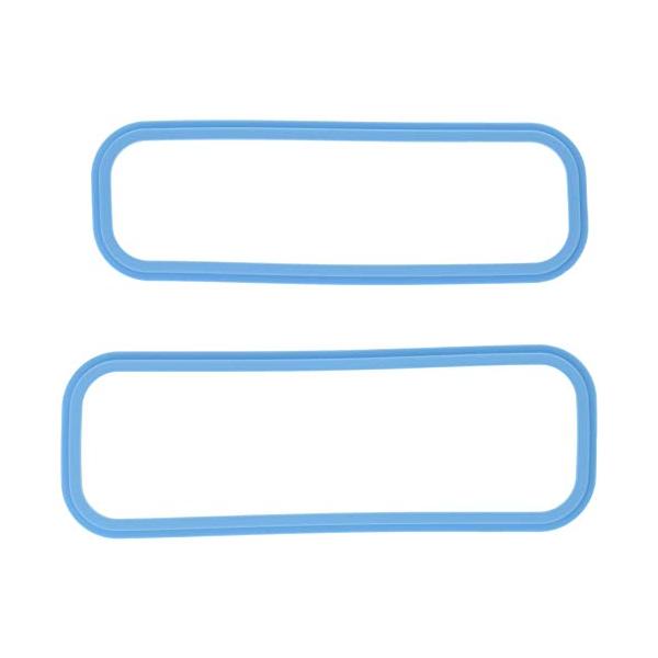 ★併売のため、在庫切れの際はご了承ください。発送委託により倉庫業者がお届けする場合がございます★【商品概要】サーモス フレッシュランチボックス DSA シリーズ 600/635mlサイズ専用のフタパッキンセット ブルー部品内容:上フタパッキ...